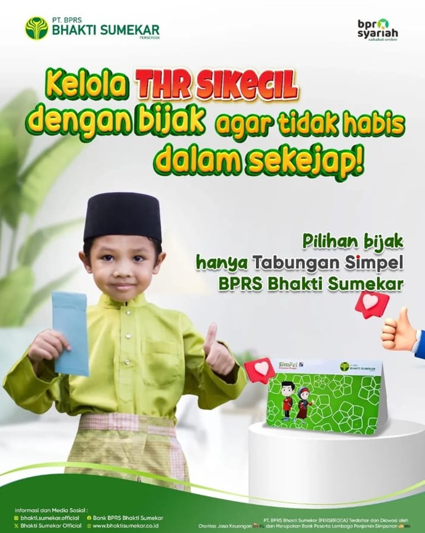 BPRS Bhakti Sumekar Ajak Orang Tua Bijak Gunakan THR Anak Lewat ...